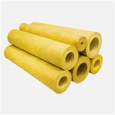 China Thermal Insulation Fiberglass Wool Pipe With High Density For Construction for sale