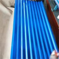 China Prepainted Galvanized Corrugated Steel Sheet For Roofing Sheet Blue, Red for sale
