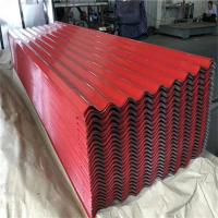 China Prepainted Galvanized Corrugated Steel Sheet For Roofing Sheet Blue, Red for sale