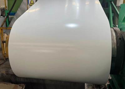 China 0.45MM Galvanized PPGI Steel Coil With 5-12 Micron Back Paint UNICORN WHITE for sale