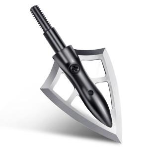 China Arrow Ferrule Archery Broadhead Fieldpoint Prey Blade 2fix Leaf Head for sale