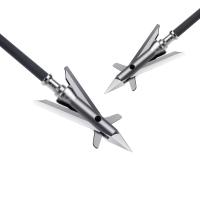 China Mechanical 2blade Archery Broadhead Fieldpoint Bow for Bowfishing for sale