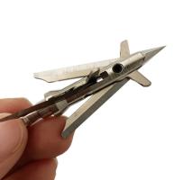 China 125 Grain 4blade Field Point Arrow Tips Expandable Broadheads for sale