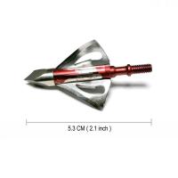 China ODM Red Spintite Crimson Talon Archery Broadhead Tip 100grain 3blade for sale
