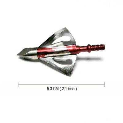 China ODM Red Spintite Crimson Talon Archery Broadhead Tip 100grain 3blade for sale
