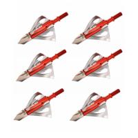 China ODM Red Spintite Crimson Talon Archery Broadhead Tip 100grain 3blade for sale