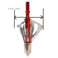 China ODM Red Spintite Crimson Talon Archery Broadhead Tip 100grain 3blade for sale