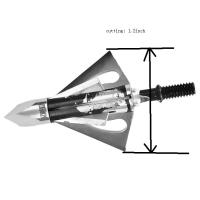 China Spintite Crimson 100 Grain Expandable Broadheads And Field Points 3blade for sale