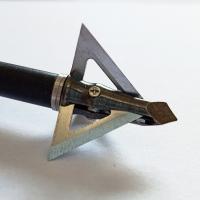China 100 Grain 3blade Hunting Archery Broadhead Field Point Arrow Tips Fixing Type for sale