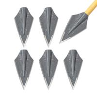 China Fixed 2 Blade Broadheads 125 Grain Welding Head For Wood Arrow Archery for sale