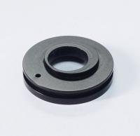 China High Precision Custom CNC Lathe Steel CNC Service Black Sandblask Cap Nut for sale