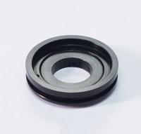 China High Precision Custom CNC Lathe Steel CNC Service Black Sandblask Cap Nut for sale