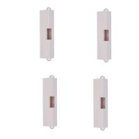China White High Precision Plastic Molding Injection Component For PVC Square Box for sale