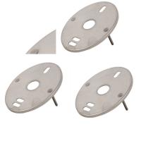China Custom Disc Foot Precision Metal Stamping Parts 416 Stainless Steel for sale