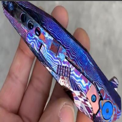 China Foldable Tactical Hunting Knife Shovel 56 - 59 HRC Satin Finish Blade for sale