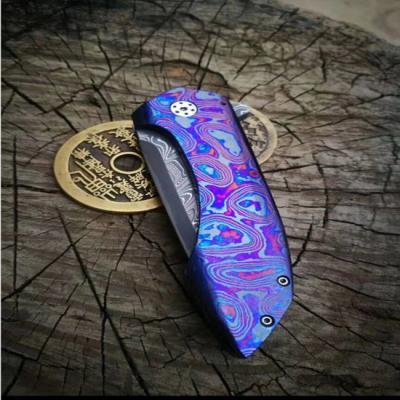 China Pocket DIY Tactical Hunting Knife Foldable Satin Finish Blade for sale