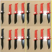 China ODM Pocket Hunting Knife Shovel Satin Finish Blade 56 - 59 HRC Hardness for sale