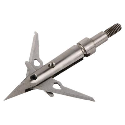 China 3blade 4blade Arrow Tips Reverse-Cut Archery Broadhead for sale