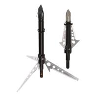 China Mechanical Expandable Archery Broadhead Reverse Taper Archery Broadhead for sale
