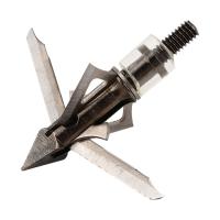 China 4blade Mechanical Expandable Archery Broadhead Armor Piercing Archery Broadhead for sale