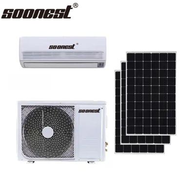 China Ac Dc Solar Panel Solar Air Conditioner Window Ac 1.5 Ton Air Conditioner 12V 24V Air Conditioner Ac Dc for sale