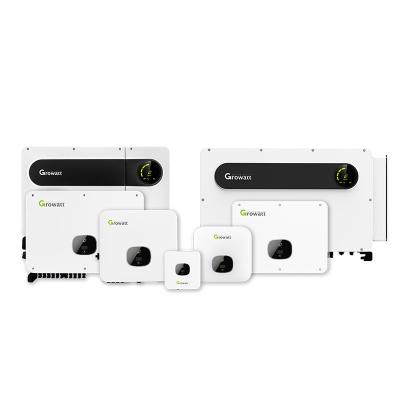 China 100KW Growatt Europe Version On Grid Off Grid Hybrid Inverter 10KW 15KW 20KW 30KW 40KW 50KW 80KW Solar Inverter for sale