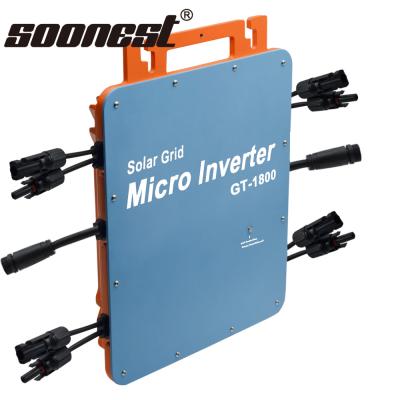 China Soonest 2000W 1800W Single Enphase Mppt Solar Hybrid Inverter Grid Tie Solar Micro Inverter Microinverter for sale