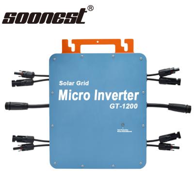 China 1.2Kw 1200W System Solar Micro Inverter Smart With Mppt On Grid Micro Inverter Grid Tie Mppt Inverter for sale