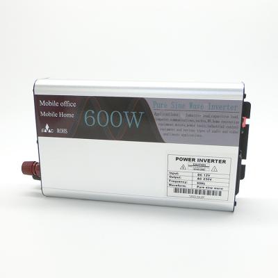 China Wholesale Stainless Steel Pure Sine Wave Solar Inverter Pure Sine Wave Inverter 600 Watt Inverter 12 V To 220 V Pure Sine Wave for sale