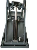 China Double Cylinder Hydraulic Lift 3500kg Mid Rise Scissor Car Lift Portable Garage Machine for sale