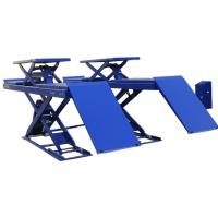 China Ultra Thin Double Cylinder Hydraulic Car Lift 4000kg Lifting Capacity 1770mm Height for sale