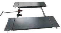 China 3000-3500kg Double Cylinder Hydraulic Scissor Car Lift 220V 380V Auto Lift for sale