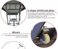 China 3000kg 3500kg Mid Rise Scissor Car Lift Portable Auto Maintenance 1000mm Height for sale