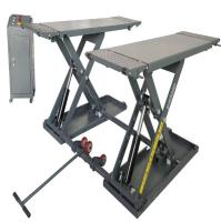 China 3.5 Ton Portable Mid Rise Car Scissor Lift 1000mm Lifting Height Hydraulic Garage Lift for sale