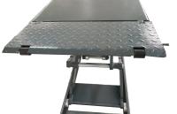 China 3.5 Ton Portable Mid Rise Car Scissor Lift 1000mm Lifting Height Hydraulic Garage Lift for sale