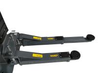 China Double Cylinder Hydraulic Two Post Car Lifter 4000kg Lifting Capacity 1850mm Height for sale