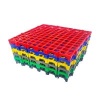 China PP Tool Cart 50x50x6cm OEM Injection Molding Interlocking PVC Dalle Wash Vinyl Flooring for sale