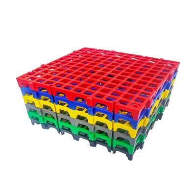 China PP Tool Cart 50x50x6cm OEM Injection Molding Interlocking PVC Dalle Wash Vinyl Flooring for sale