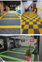 China Interlocking Garage Tiles 50x50x6cm Classic Design Waterproof Heavy Duty Garage Floor Tiles for sale