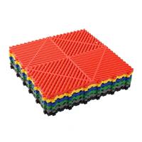 China Rigid Interlocking Garage Floor Tiles for Car Detailing Shop Dirt Resistant Function for sale