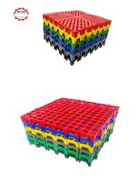 China 50x50cm 6mm Thick Interlocking Basketball Court Floor Tiles Non-Slip PP Material for sale