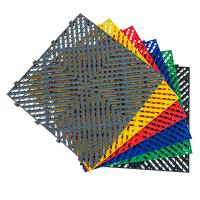 China Car Wash Shop Floor Grille PP 40*40*2cm Grid Board Floor Mat Grid Floor Multi-Function for sale