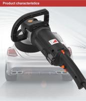 China Nano Flex Mini Black Car Polisher 800W 150mm Disc 1000-3800 RPM for Car Detailing for sale
