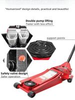 China 3 Ton Double Pump Low Profile Hydraulic Floor Jack for Automotive Tire Repair 4T Max Load for sale
