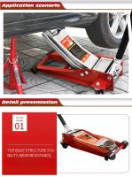 China Automotive Tire Repair Lightweight 3 Ton Aluminum Pneumatic Racing Floor Jack for Cars for sale