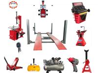 China Customer Request 4 Post Car Lift Wheel Alignment Machine Tire Changer Wheel Balancer for sale