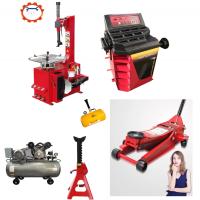 China Convenient Garage Tyre Shop Package Air Compressor Tire Changer Wheel Balancer Combo for sale