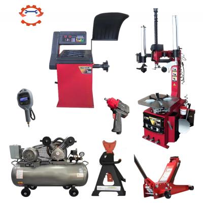 China 12-24 Inch Inside Clamping Tire Changer Wheel Balancer Combo 4T Load Capacity for sale