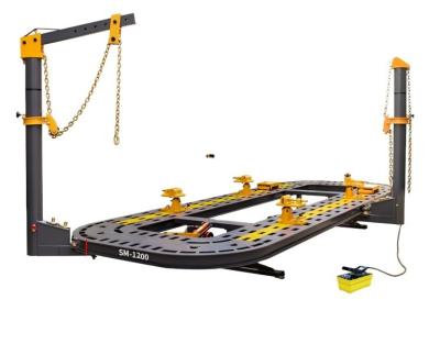 China Car Chassis Straightening Bench for Manganese Plate Repair 5600mm Worktable Length 4T Load for sale