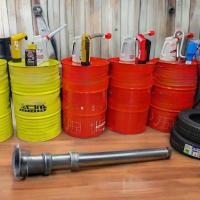 China Manual Grease Gun Barrel Pump 6 lb Oil Dispensing Tool for Lubrication 25ml per Stroke for sale